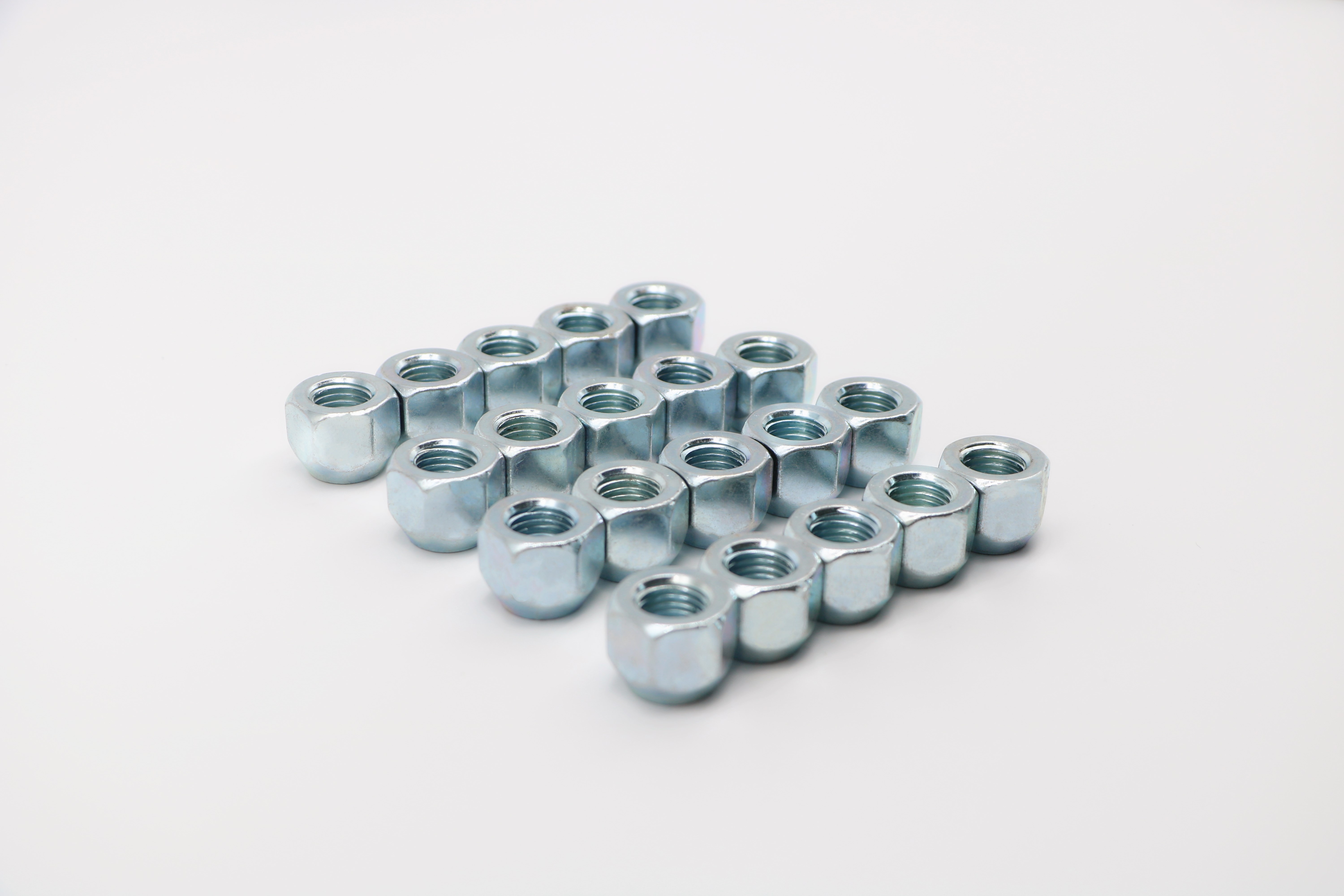 20pc OPEN END BULGE ACORN WHEEL LUG NUTS 14X1.5 ZINC FINISH HEX 19mm | eBay